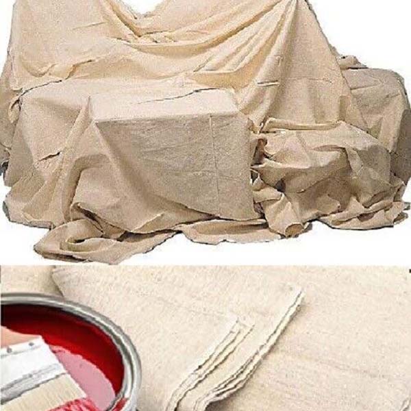 Shop Premium Quality Heavy Duty Dust Sheet Cotton Twill Professional ...